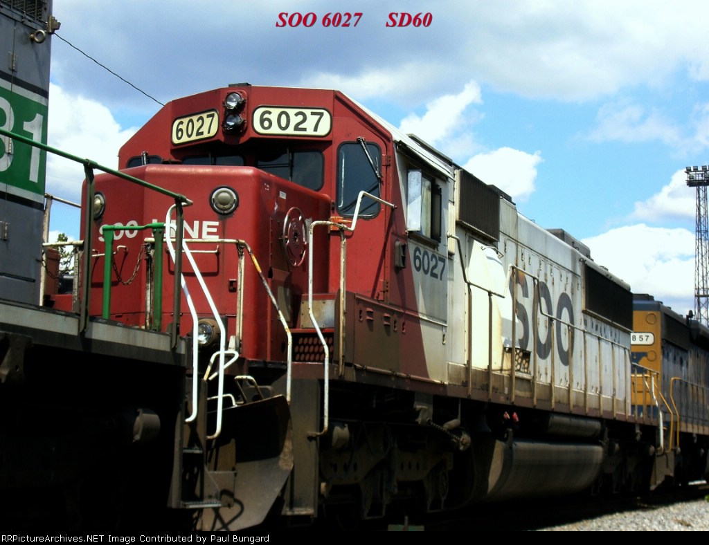 SOO 6027 SD60 08/23/2005